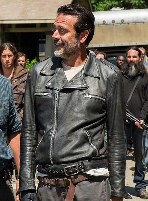 JEFFREY MORGAN THE WALKING DEAD LEATHER JACKET – Qawach Leather